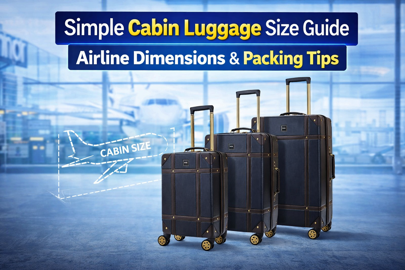 Simple Cabin Luggage Size Guide – Airline Dimensions & Packing Tips ...